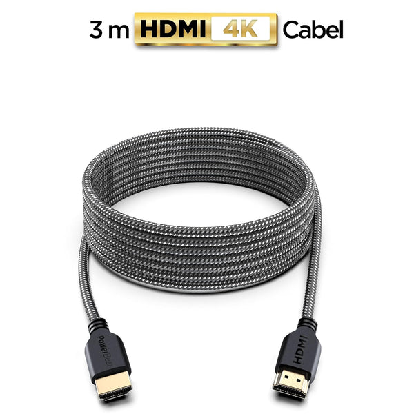 PowerBear 4K HDMI Cable 10 ft | High Speed Hdmi Cables, Braided Nylon ...
